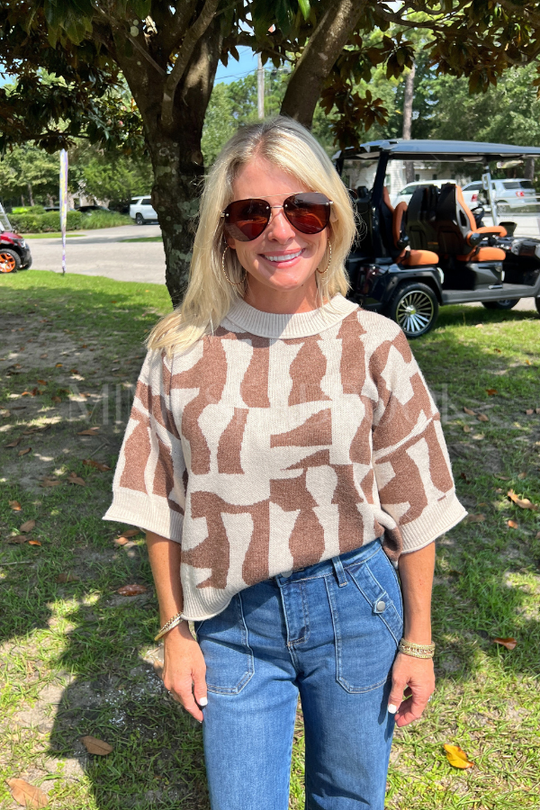 Brylee sweater, brown – Mimi Seabrook