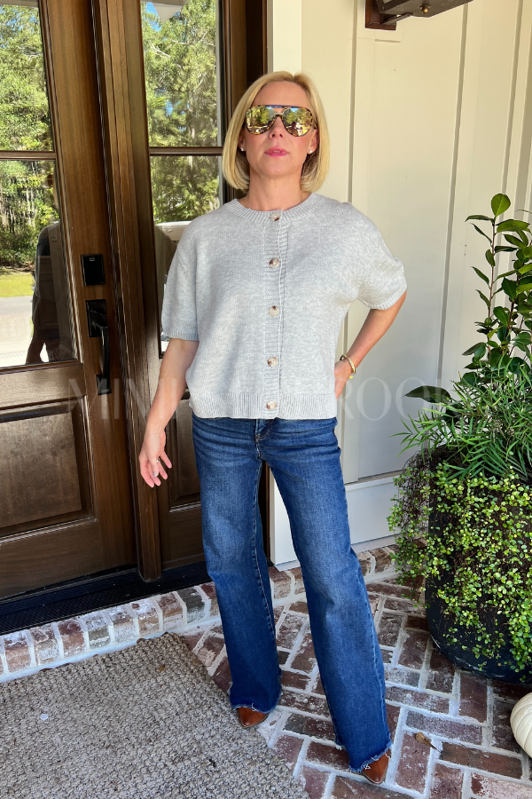 Kensley sweater, heather grey – Mimi Seabrook