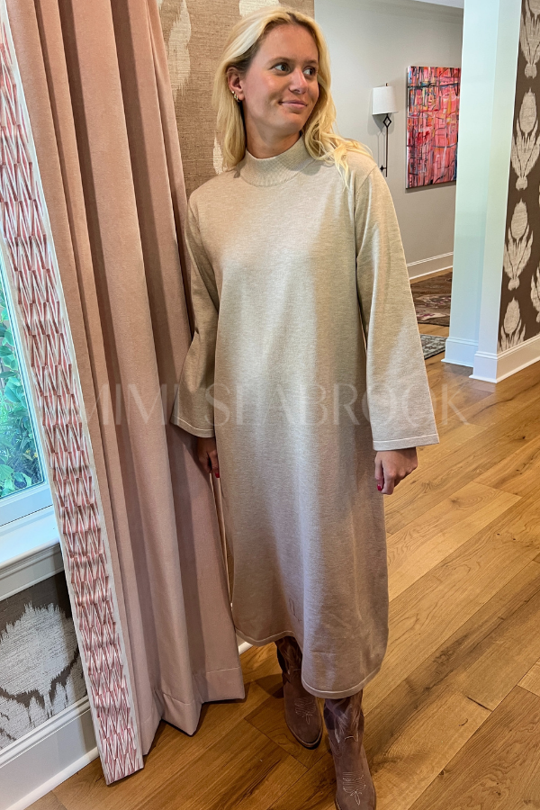 Murray Dress, sand – Mimi Seabrook